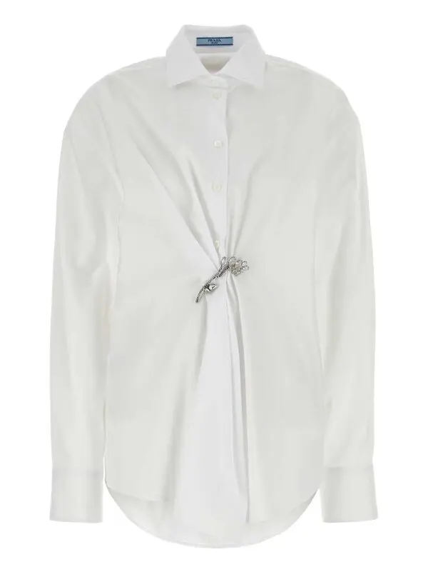 Prada Cotton Poplin Shirt - White