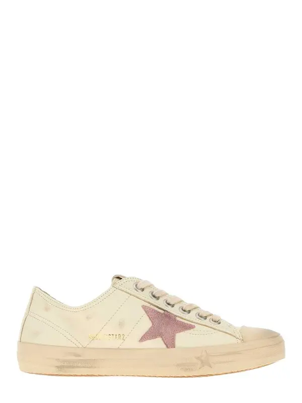 GOLDEN GOOSE V-star 2 Leather Sneakers - White