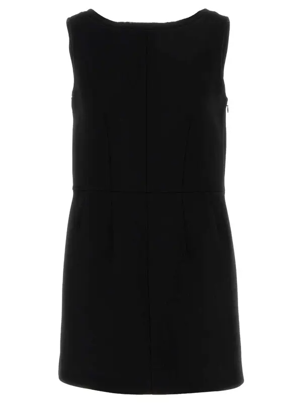 Prada Virgin Wool Dress - Black