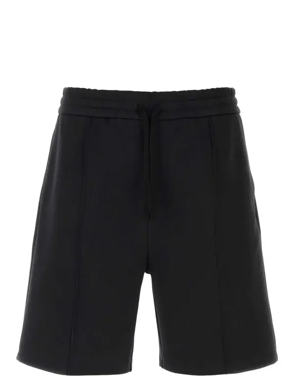 Valentino Garavani T-shirt Style Bermuda Shorts - Black