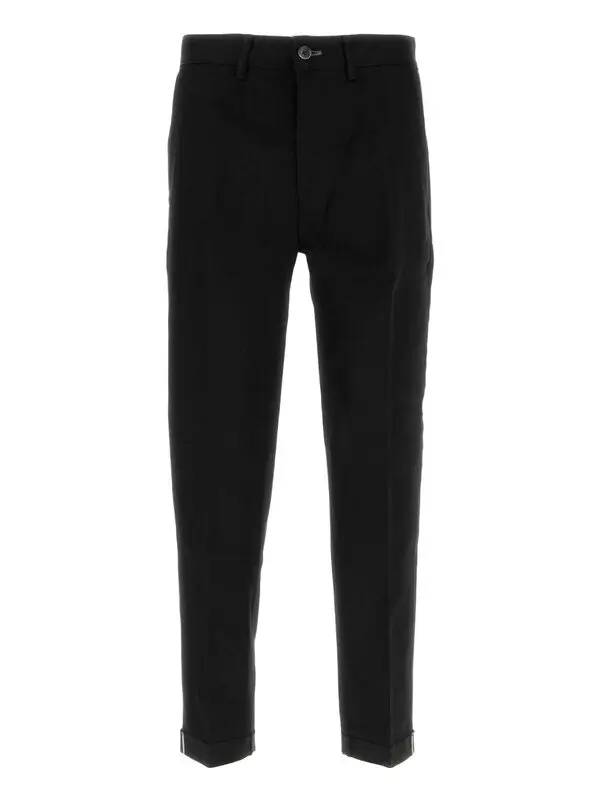 NINE:INTHE:MORNING Stretch Cotton Blend Pant - Black
