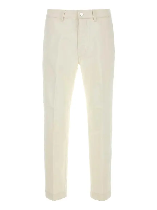 NINE:INTHE:MORNING Cotton Tim Pant - White