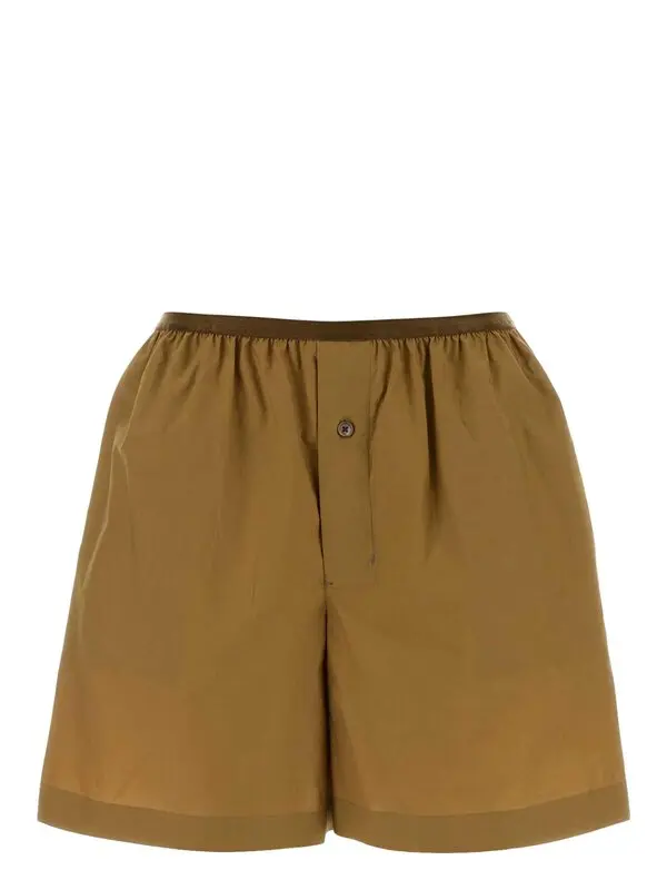LEMAIRE Poplin Shorts - Camel