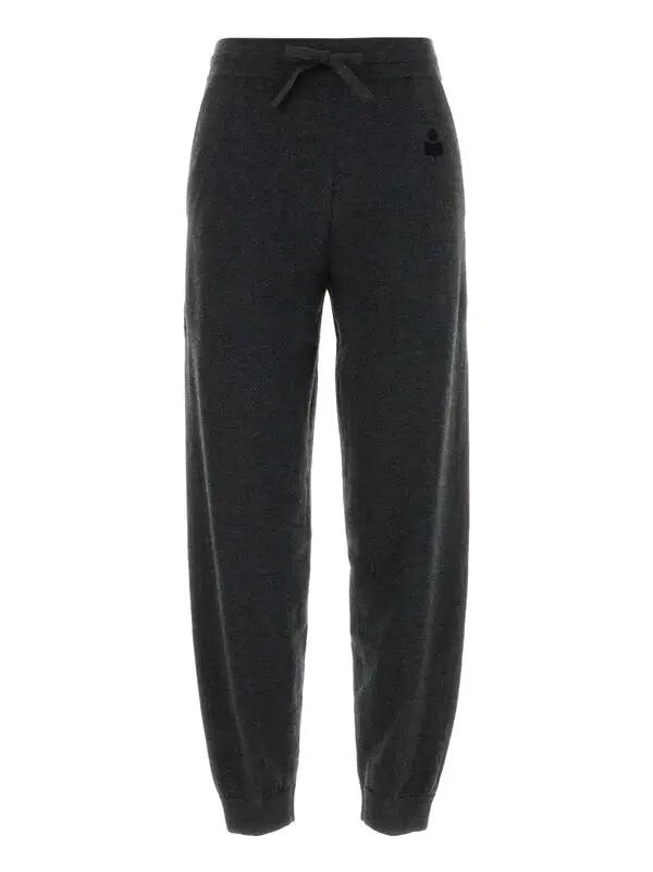 Isabel Marant Étoile Kira Cotton Blend Joggers - Grey