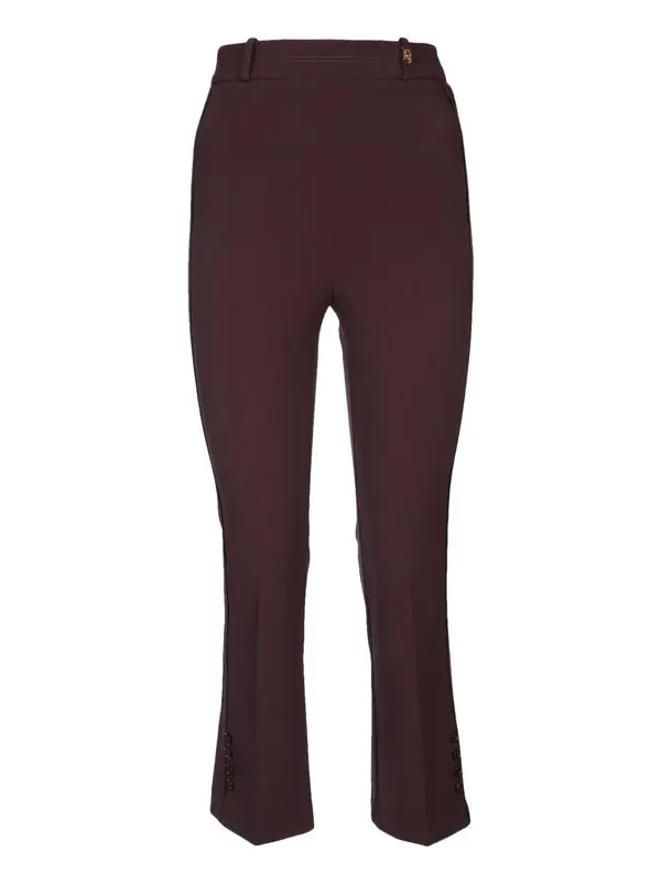 Elisabetta Franchi Tailored Pants With Button Detailing - Caco