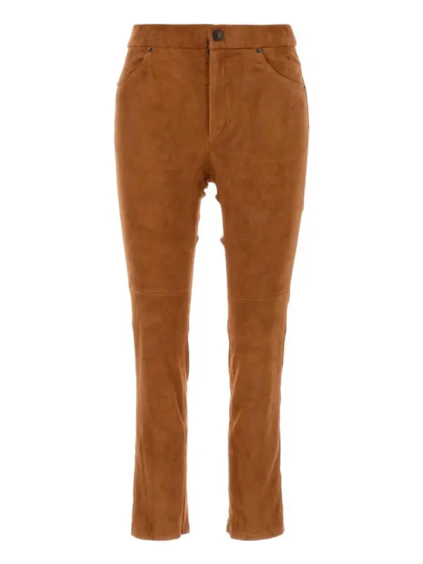 Isabel Marant Étoile Dorothea Suede Pants - Orange