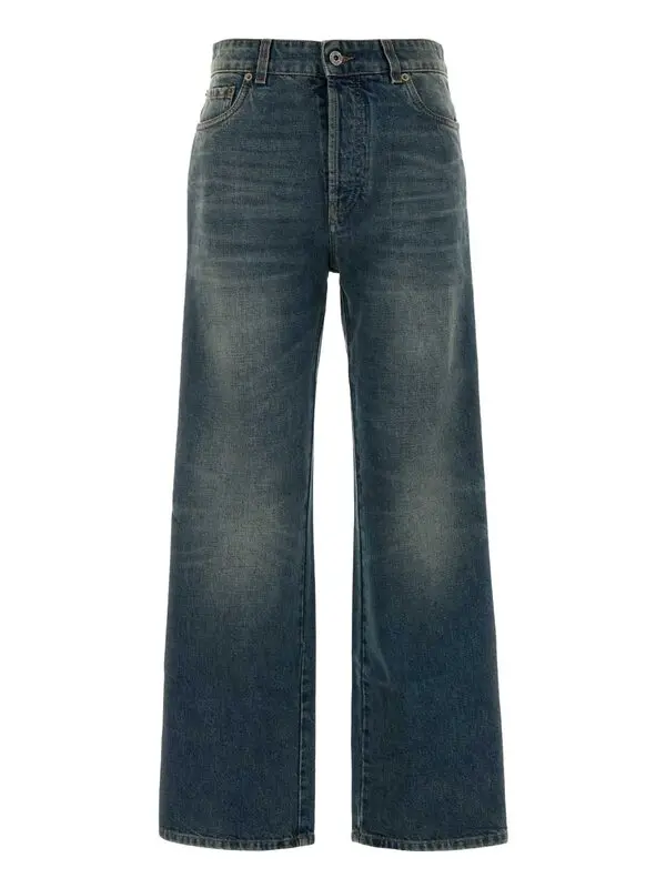 Miu Miu Wide Leg Jeans - Blue