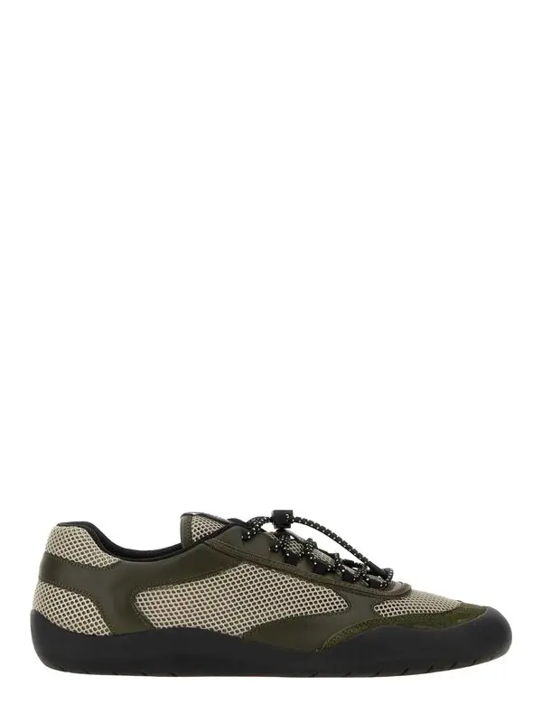Prada Leather And Mesh Speedrock Sneaker - Multicoloured