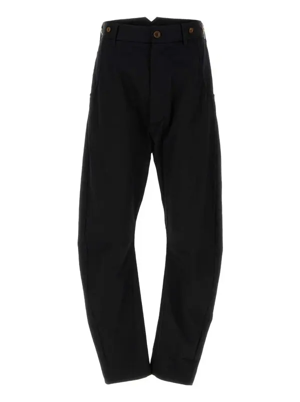VIVIENNE WESTWOOD Stretch Cotton Tailored Trousers - Neutrals