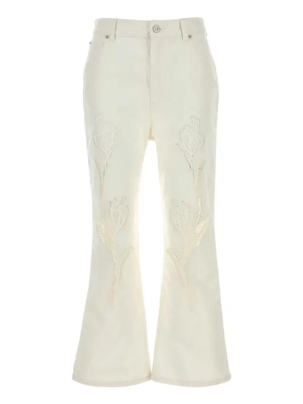 Marni Cotton Denim Jeans - White