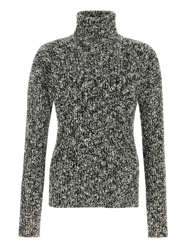 Dolce & Gabbana Ribbed Turtleneck Sweater With Contrast Detailing - Multicoloured