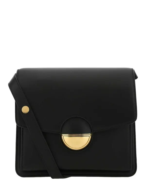 Proenza Schouler Dia Leather Shoulder Handbag - Black