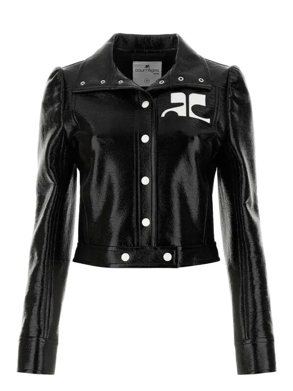 COURREGES Courrèges-style Vinyl Blazer For - Black