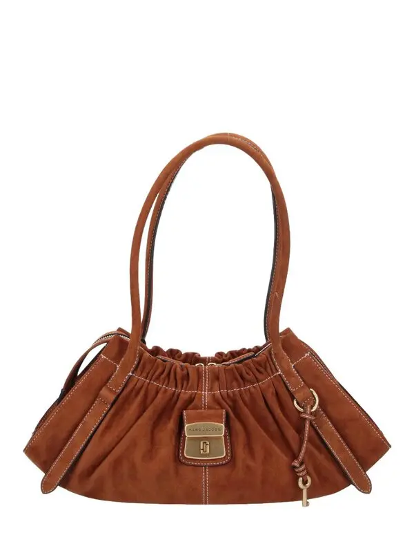 Marc Jacobs Suede Cow Leather Handbag - Brown