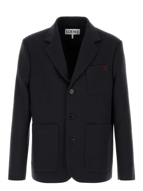 Loewe Virgin Wool Blazer - Blue