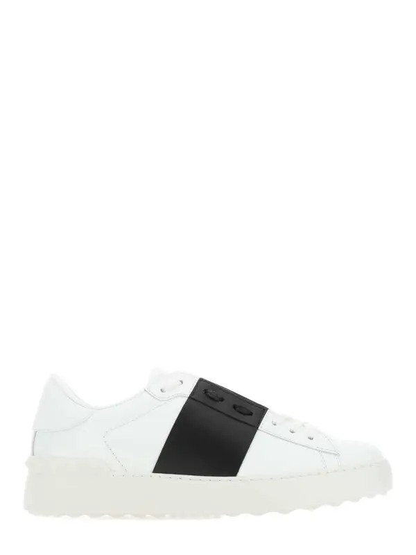 Valentino Garavani Open Leather Sneakers - White