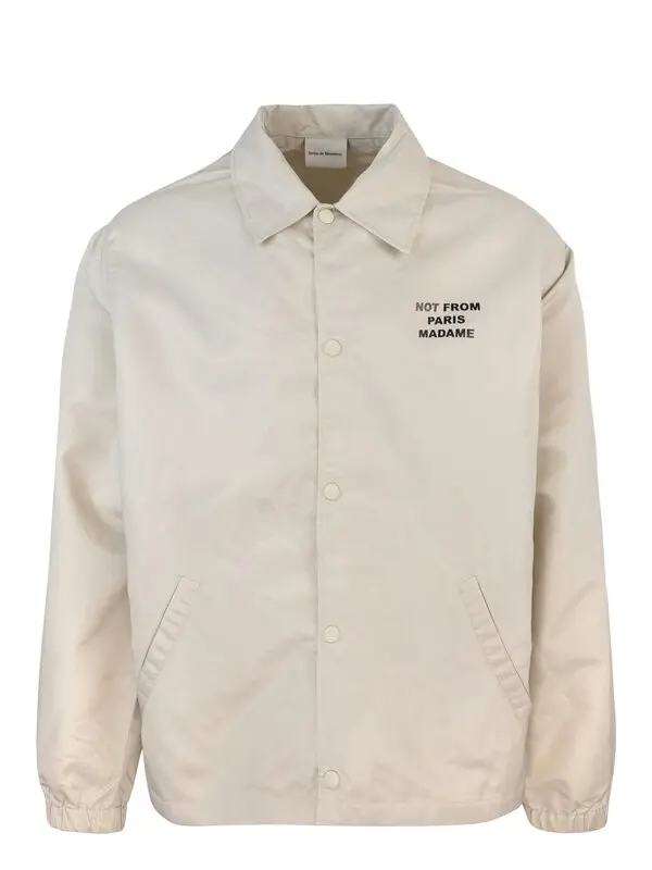 Drole De Monsieur Sophisticated Mini Coat For - Mastic