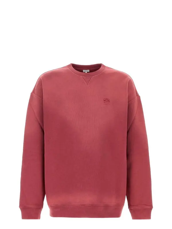 Loewe Cotton Sweatshirt - Red