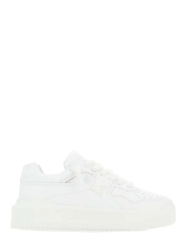 Valentino Garavani One Stud Xl Nappa Leather Sneakers - White