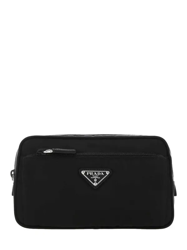 Prada Re-nylon Belt Handbag Pouch - Black