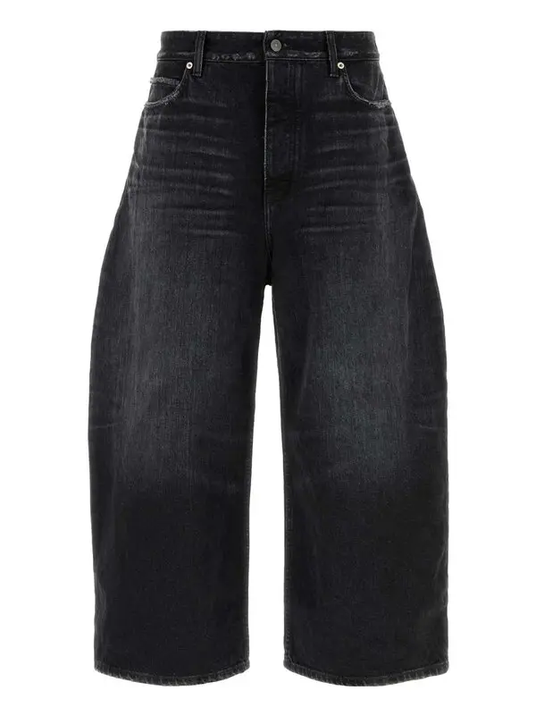 Balenciaga Wide-leg Jeans - Black