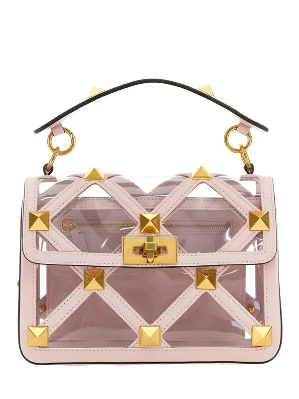 Valentino Garavani Medium Roman Stud Handbag - Pink