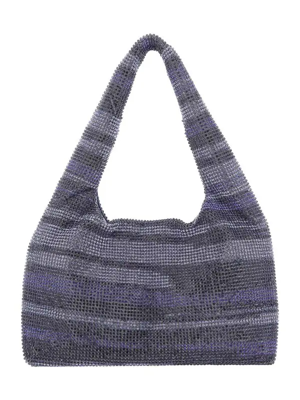 Kara Multicolor Rhinestone Mini Handbag - Multicoloured
