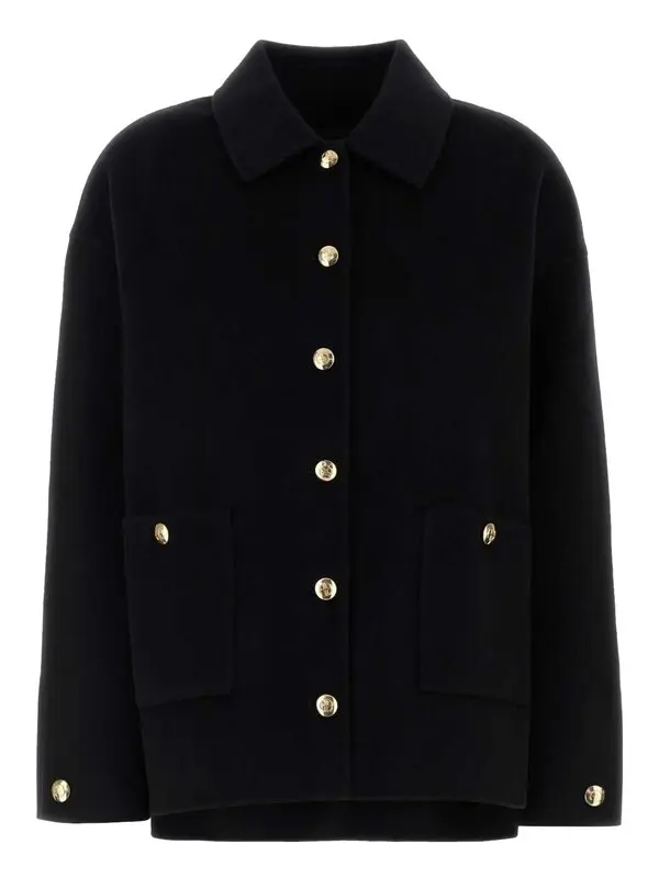 ANINE BING Luca Cashmere Blazer Jacket - Black