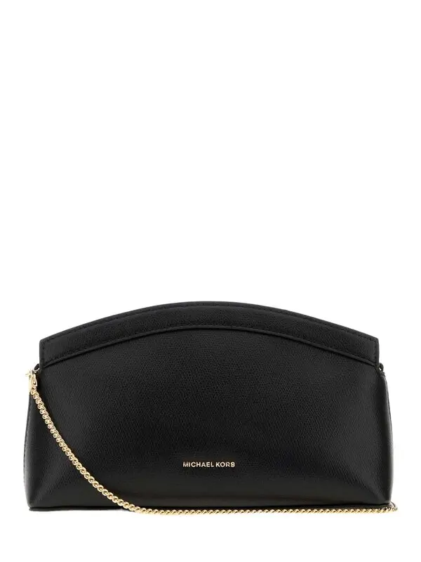 Michael Kors Small Athena Shoulder Bag With Chain Strap - Black