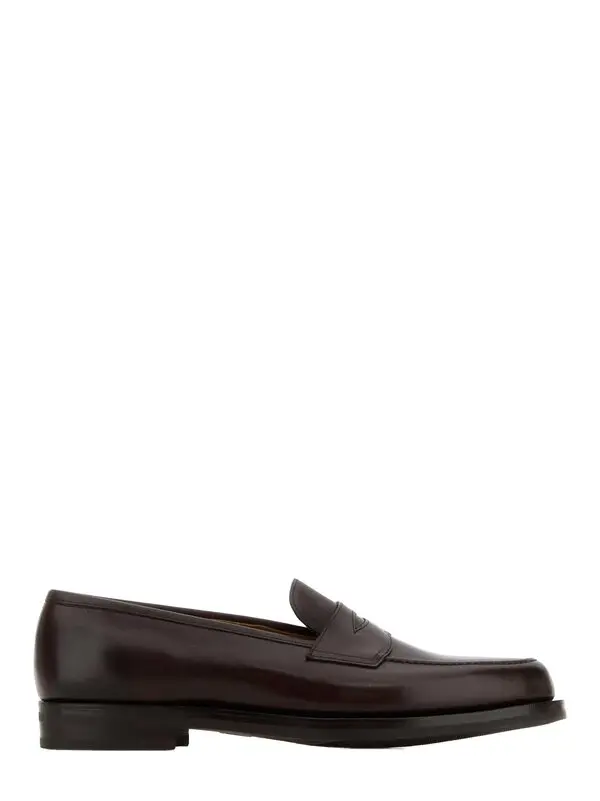 EDWARD GREEN Pimlico Leather Loafers - Brown
