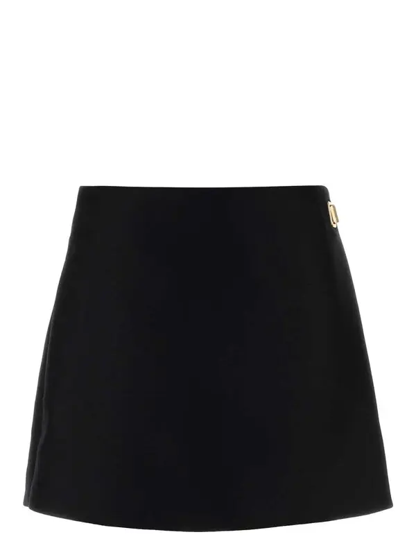 Balenciaga Wool-blend Pant-skirt - Black