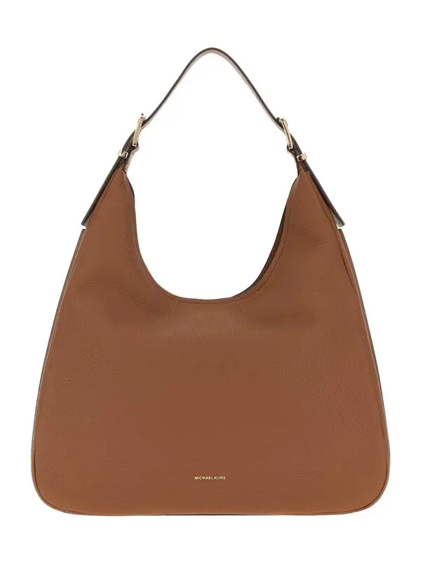 Michael Kors Leather Nolita Shopping Handbag - Camel