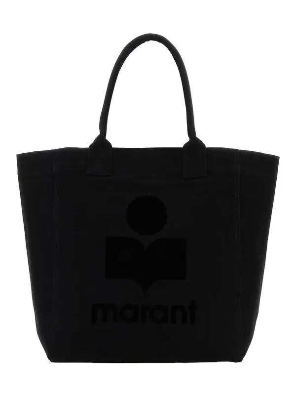Isabel Marant Étoile Cotton Shopping Tote Bag - Black