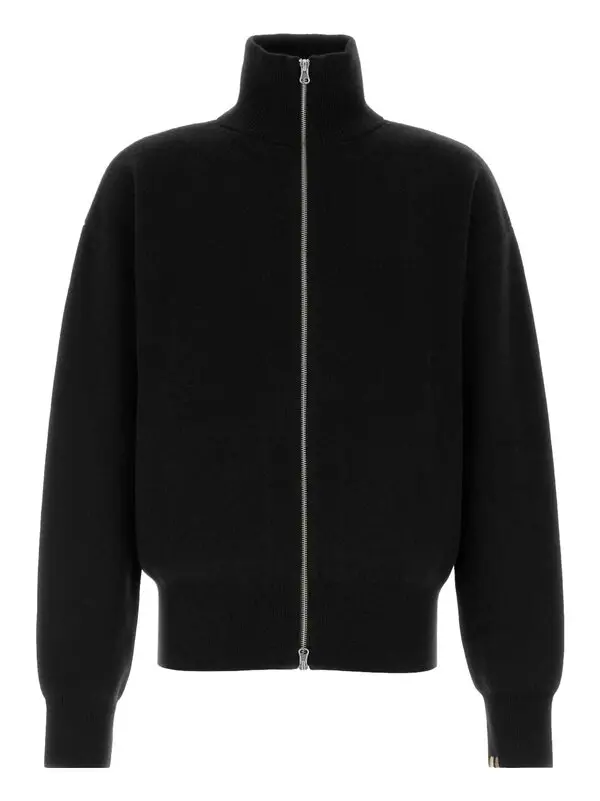 Extreme Cashmere Zip-up Cashmere Cardigan - Black