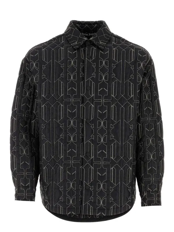 Palm Angels Embroidered Nylon Padded Shirt - Printed