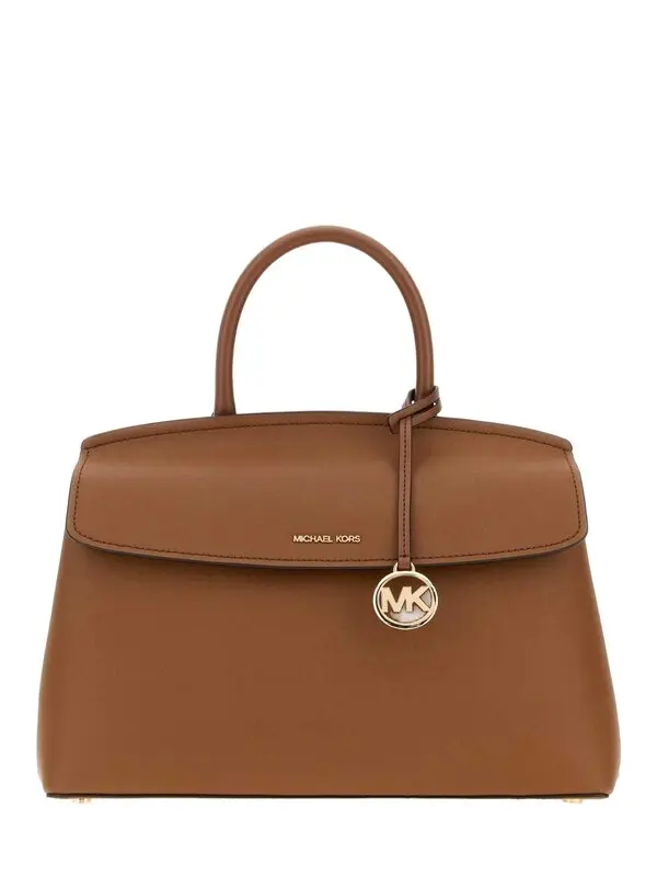 Michael Kors Hamilton Leather Handbag - Brown