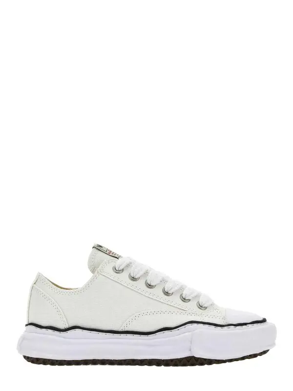 Mihara Yasuhiro Canvas Sneaker With Rubber Sole - White