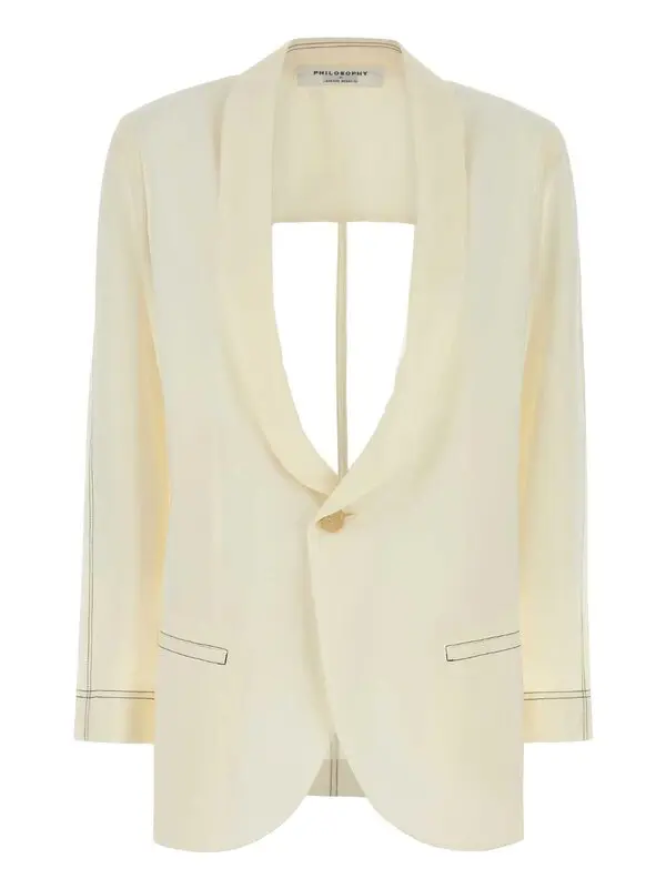 Philosophy Di Lorenzo Serafini Tailored Blazer - White