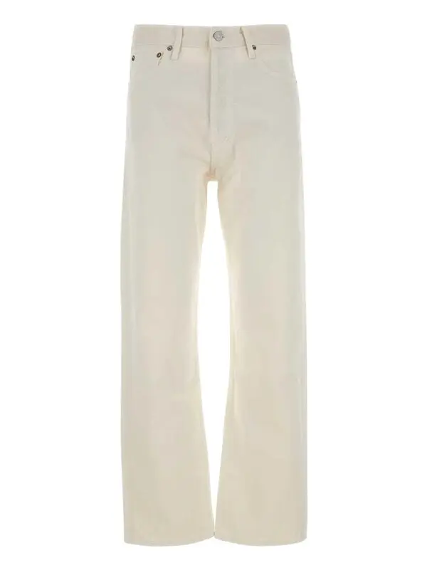 AGOLDE High-rise Straight Leg Jeans - White