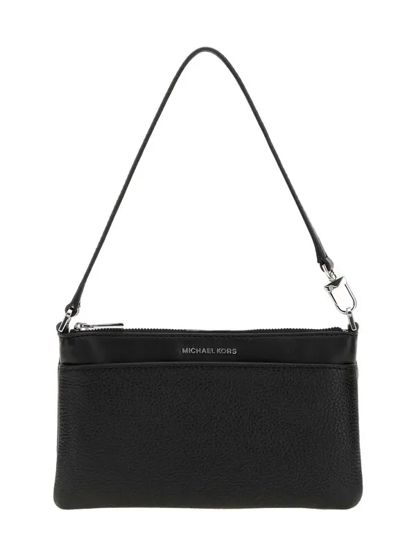 Michael Kors Jet Set Medium Leather Handbag - Black