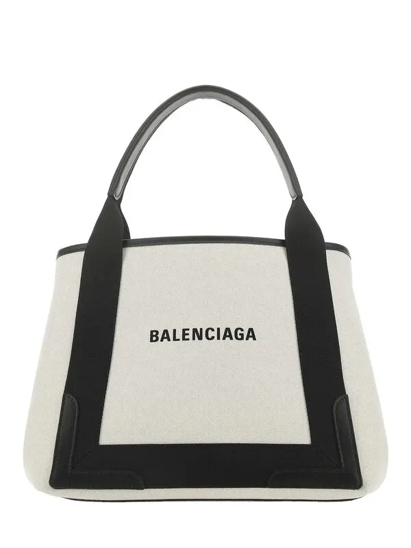 Balenciaga Canvas Handbag 31 X 24 X 18 Cm With Silver-tone Hardware - Multicoloured