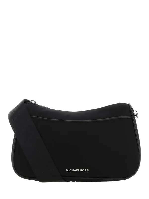 Michael Kors Mini Nylon Crossbody Handbag - Black