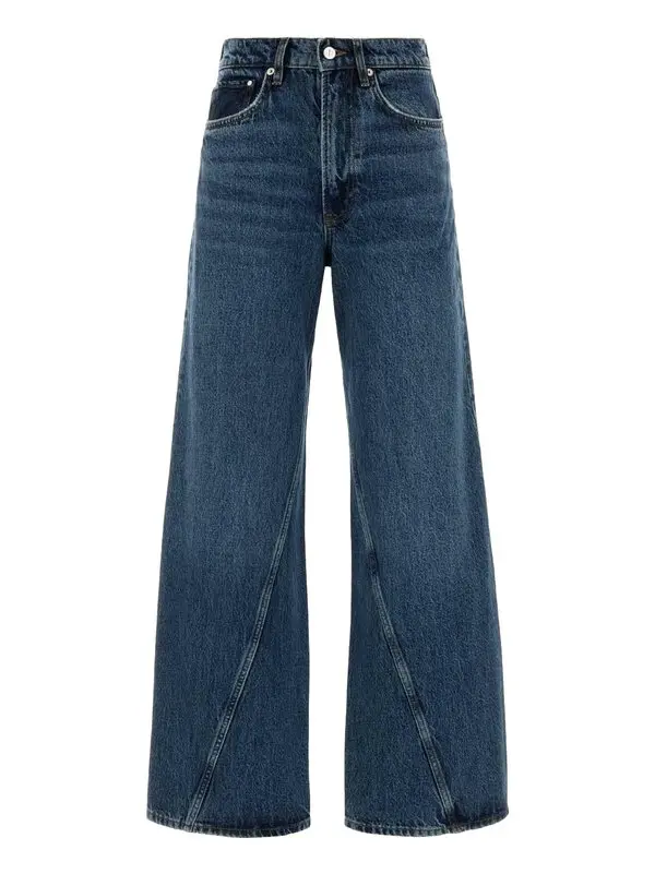 ANINE BING Denim Brie Jeans - Blue