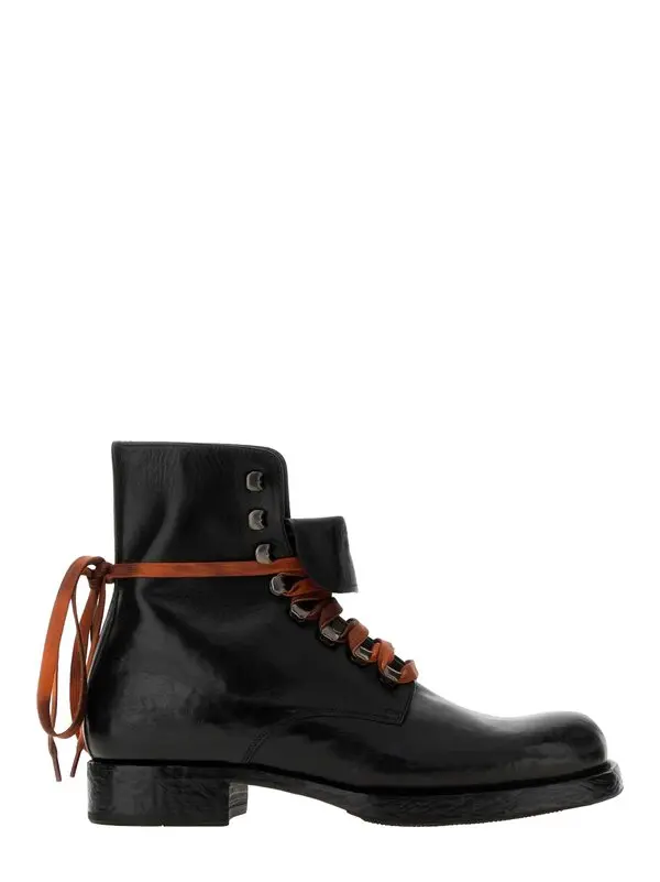 Prada Leather Chelsea Boots - Black