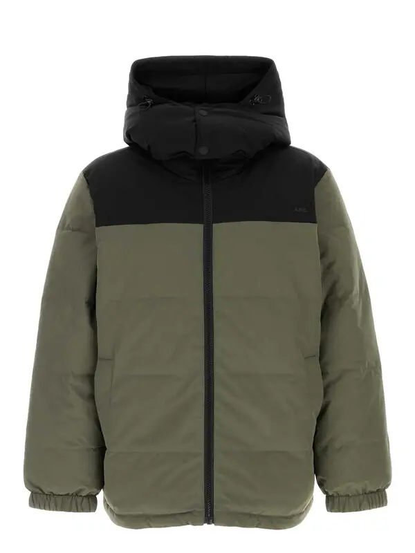 A.p.c. Stretch Polyester Reversible Padded Jacket For - Green