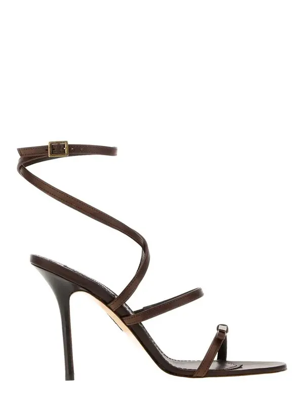 Dsquared2 Sandals With 10" Stiletto Heel - Black