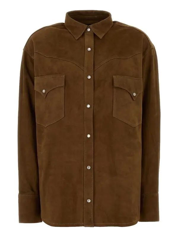 LOIS Suede Shirt - Camel