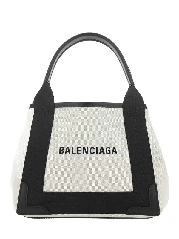 Balenciaga Two-tone Canvas Small Cobas Handbag - Multicoloured