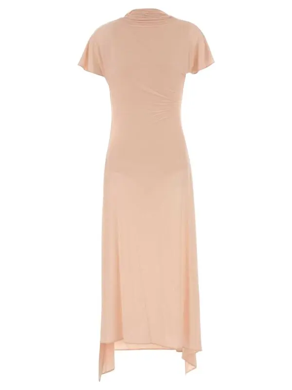 Magda Butrym Stretch Crepe Midi Dress - Pink