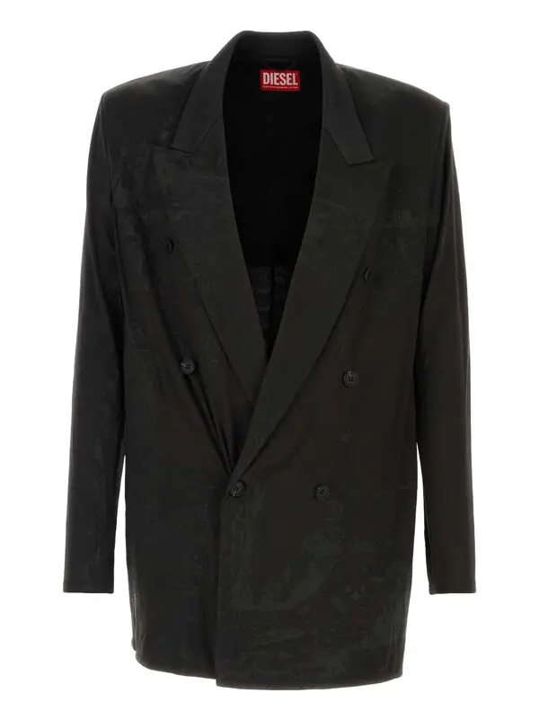 DIESEL® Stretch Acetate J-pekka Blazer - Black